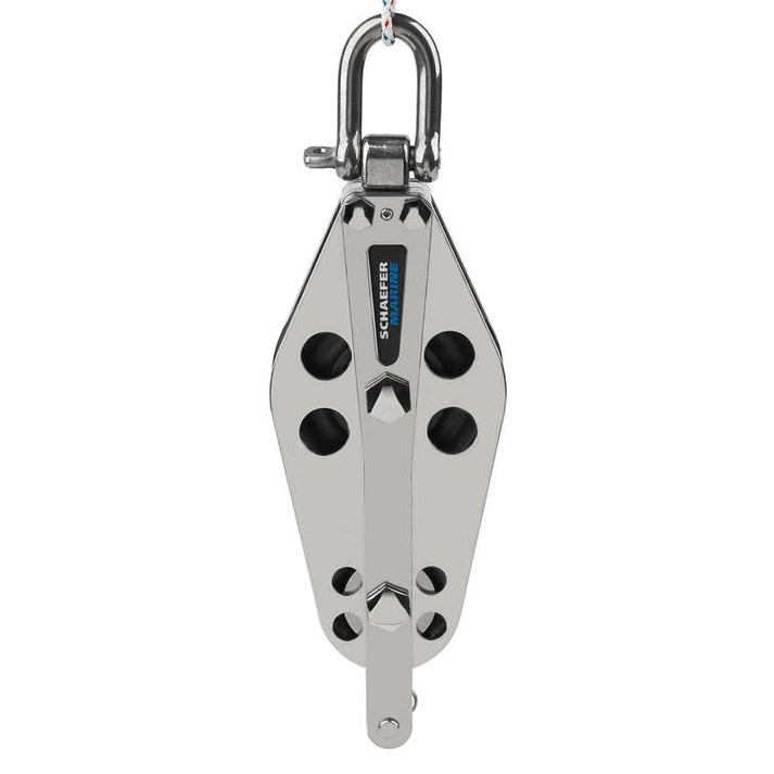 Stainless Steel Fiddle Block with Becket 120-55-UC – Sailing Services