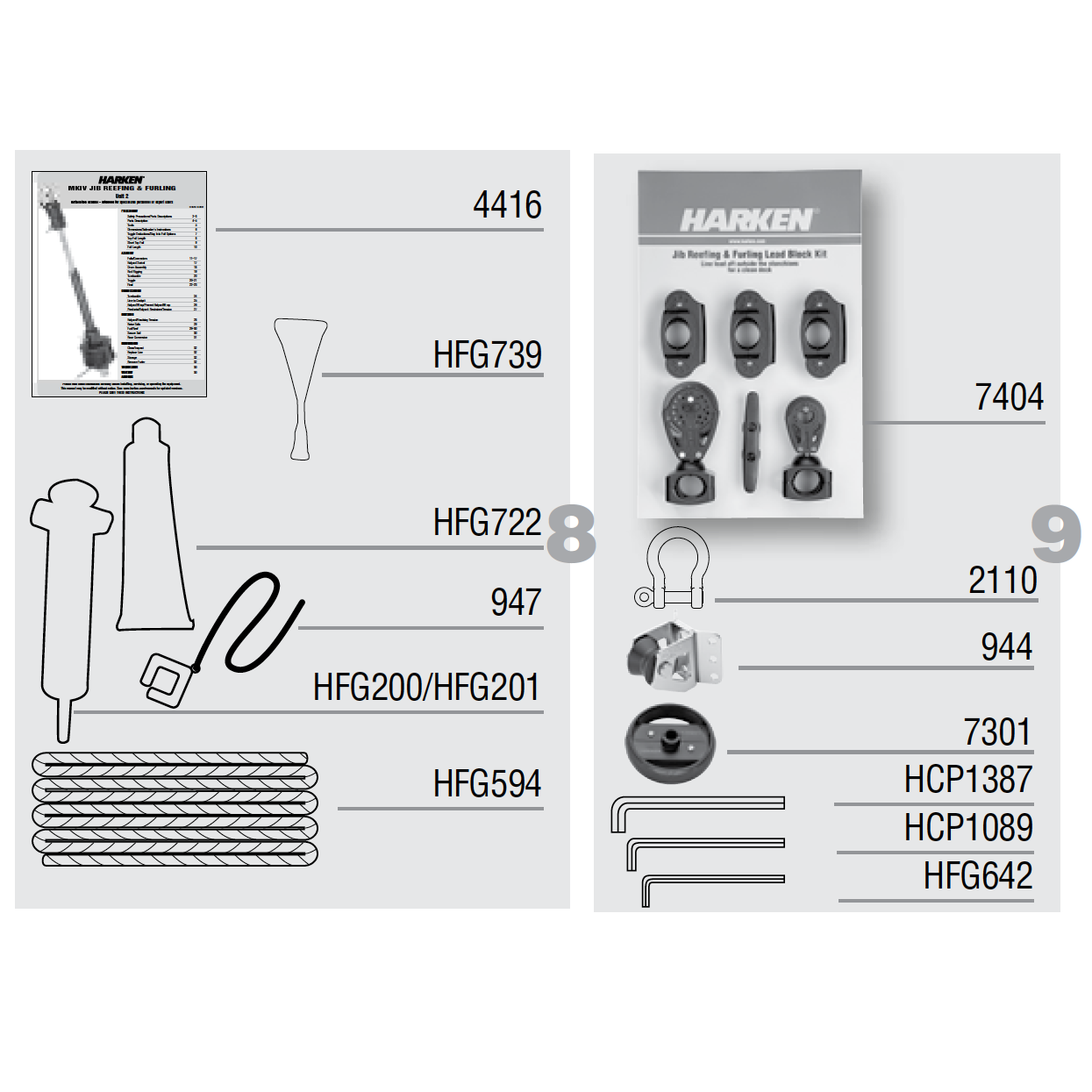 Harken MKIV Unit 0 Furler Parts – Page 3 – Sailing Services